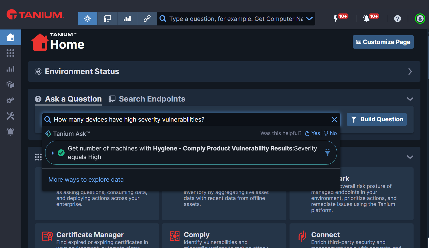 Introducing Tanium Ask™: Using AI to Get Questions Answered | Tanium