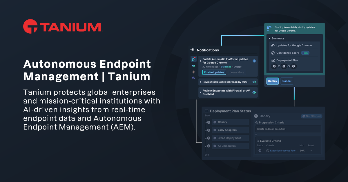 Autonomous Endpoint Management Tanium